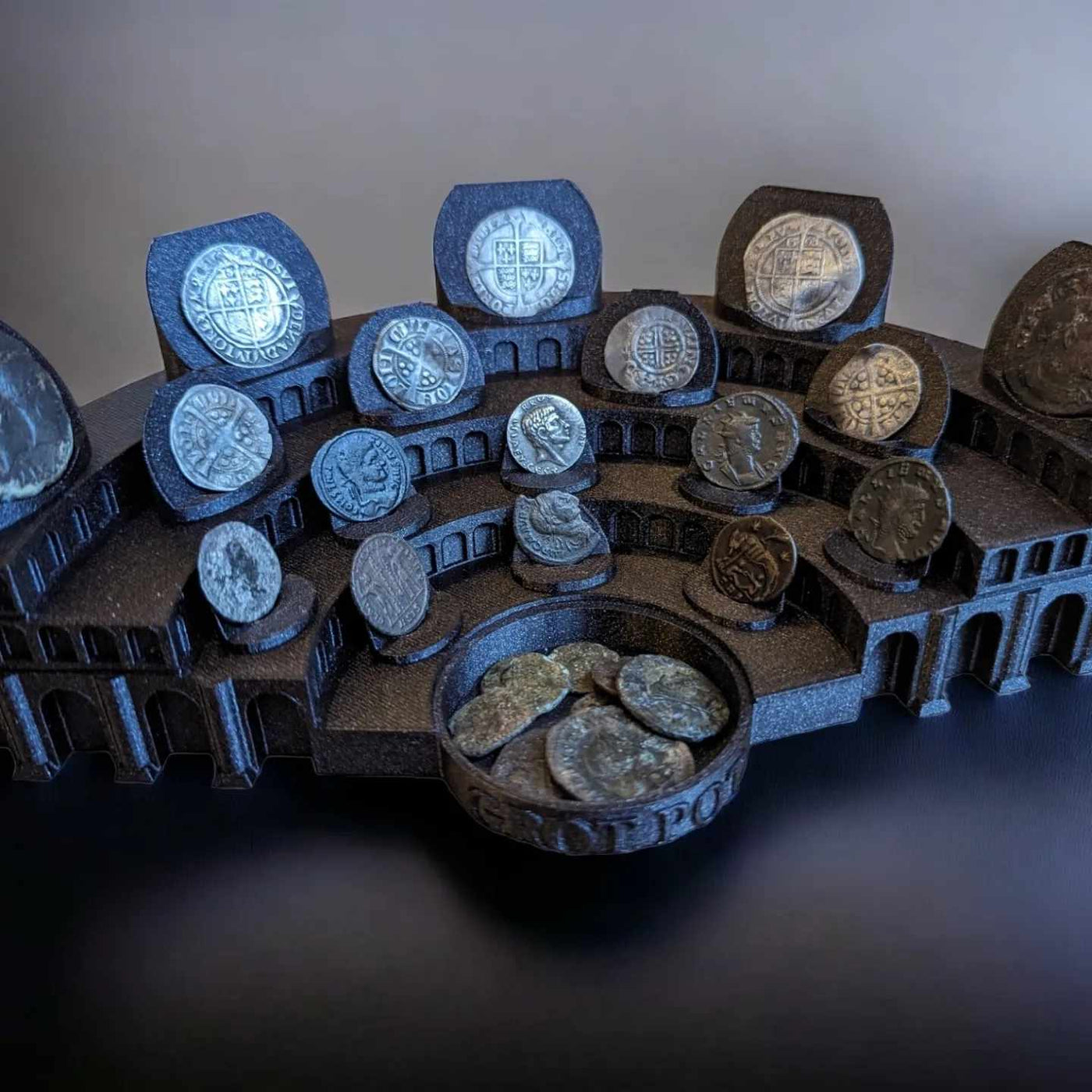 Roman Colosseum "Coinosseum" Coin Display — Monarch Designs
