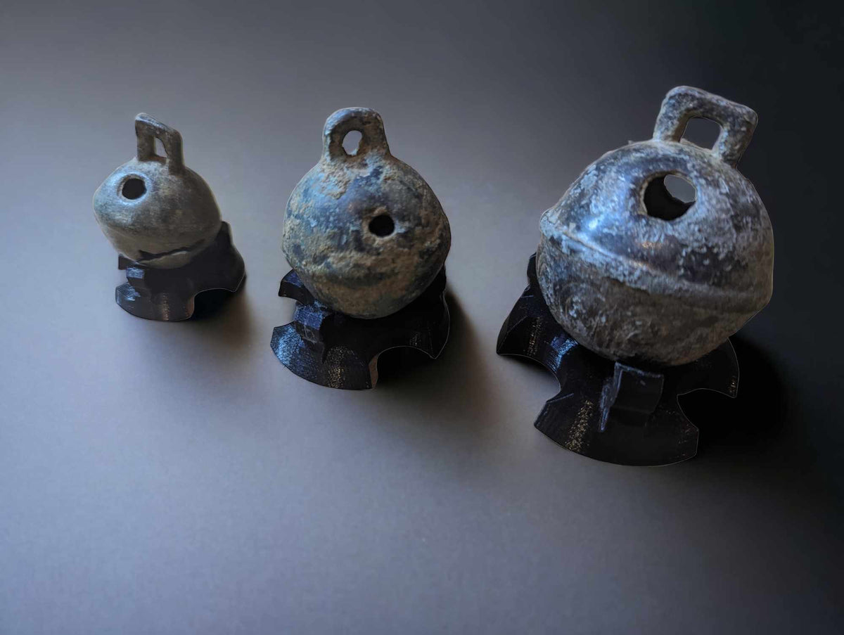 Crotal bell display stands - 3 sizes (packs of 10) — Monarch Designs